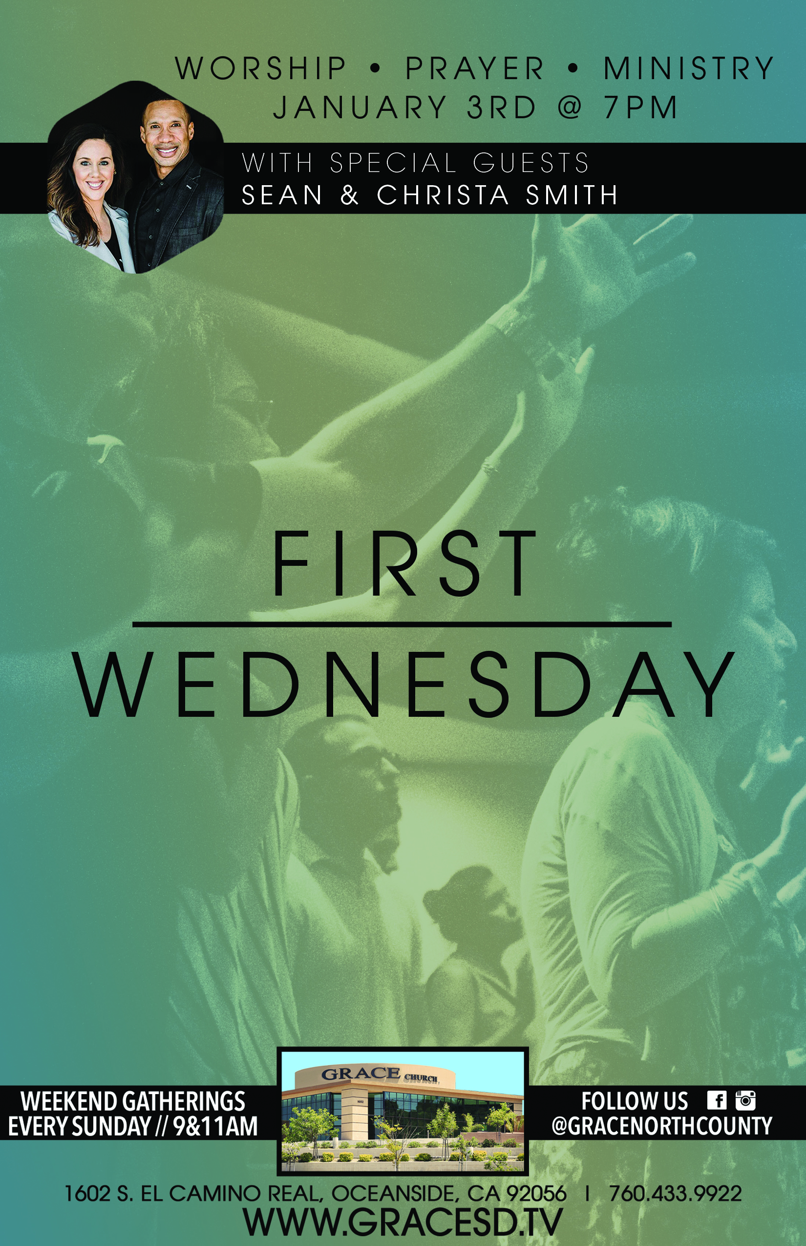 First Wednesday Flyer – Grace North County